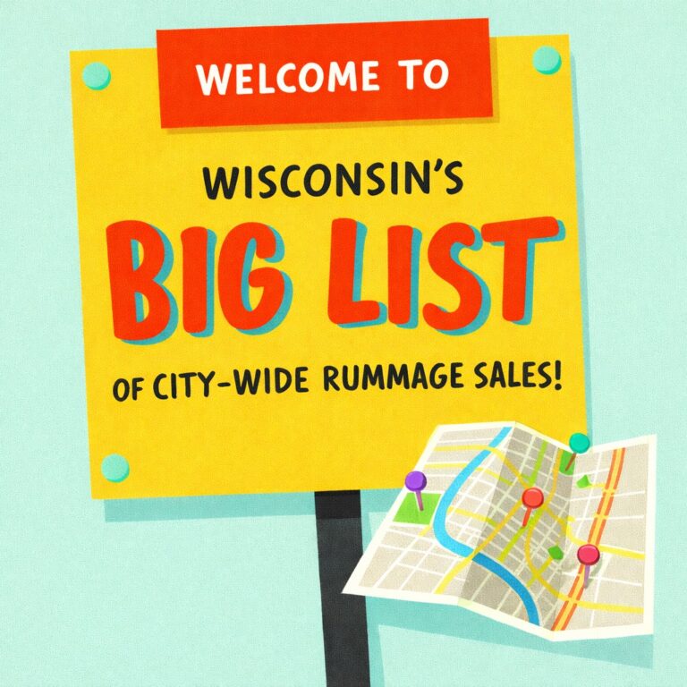 2026 Wisconsin City-Wide Rummage Sales BIG List | RummageWI